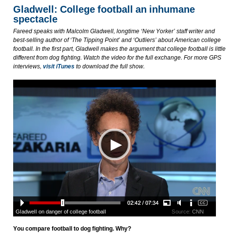 It is Time to Stop Supporting College Football | Brian Gallimore's Blog